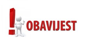 Obavijest o radnom vremenu sa strankama | GRDELIN BUZET